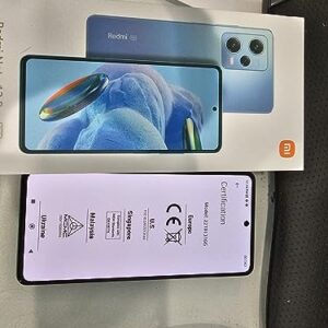 Xiaomi Redmi Note 12 Pro 5G + 4G (256GB + 8GB) Factory Unlocked 6.67" 50MP Triple Camera (Only Tmobile/Tello/Mint USA Market) + Extra (w/Fast Car Charger Bundle) (Midnight Gray)