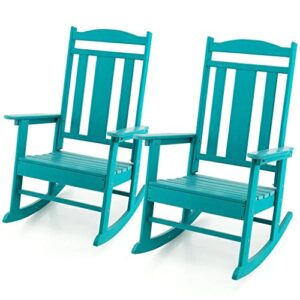 zhyh 2 piece patio rocker rocker high back