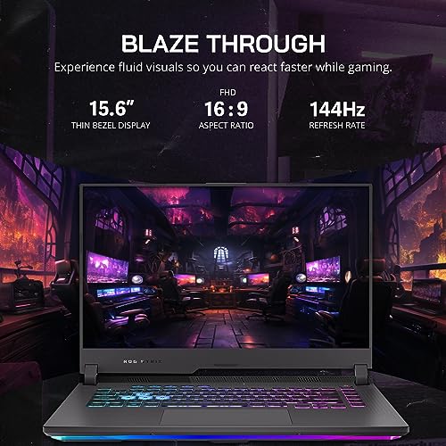 ASUS ROG Strix G15 Gaming Laptop, 15.6" FHD 144Hz Display, AMD Ryzen 7-4800H, 64GB RAM, 2TB PCIe SSD, RGB Backlit Keyboard, GeForce RTX 3060 6G, Wi-Fi 6, Win 11 Pro, Gray, 32GB USB Card