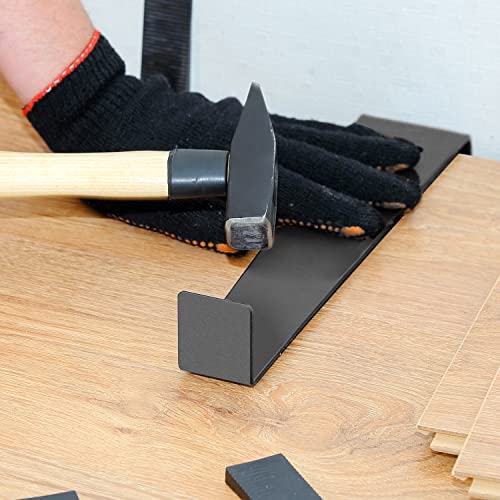 NAACOO Flooring Tools - Heavy Big Tapping Block + Heavy Duty Pull Bar, Needn't Hammer, for Vinyl Plank Flooring - Tapping Block Just Knock 1-2 Times to Complete Flooring Installation.