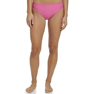 tommy hilfiger women's standard bikini bottoms – bathing suit enjoy the pool, beach or day in the sun, dahlia