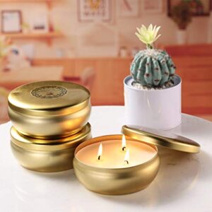 Tuyai Citronella Candles Outdoor and Indoor, 3-Wick Scented Candles Gift Set of 3 x 14 oz, Natural Soy Wax Candle…