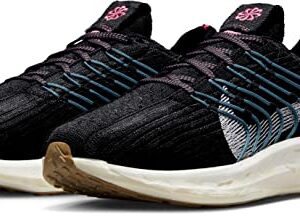 Nike Women's Pegasus Turbo Running Shoe (Black/White/Anthracite/Aqua, us_Footwear_Size_System, Adult, Women, Numeric, Medium, Numeric_8_Point_5)