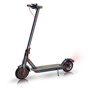 drosery electric scooter, 350w motor 8.5" solid tires electric scooter adults, 20 miles range 18.6 mph speed with app, 36v 10.4ah battery, folding commuter scooter electric for for adults kids teens