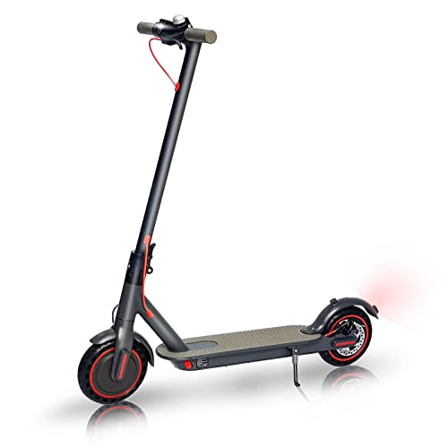 drosery Electric Scooter, 350W Motor 8.5" Solid Tires Electric Scooter Adults, 20 Miles Range 18.6 MPH Speed with App, 36V 10.4Ah Battery, Folding Commuter Scooter Electric for for Adults Kids Teens