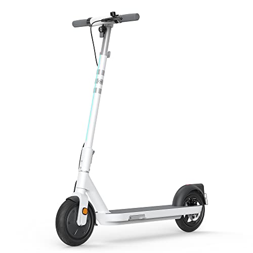 OKAI Neon Lite Electric Scooter - Up to 15.5 MPH, 18.6 Miles Long Range, E Scooter for Adults and Beginners, Lightweight Commuter Scooter with Ambient Light, UL Tested