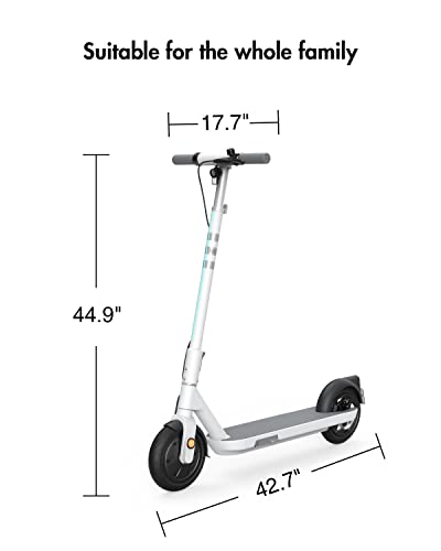 OKAI Neon Lite Electric Scooter - Up to 15.5 MPH, 18.6 Miles Long Range, E Scooter for Adults and Beginners, Lightweight Commuter Scooter with Ambient Light, UL Tested