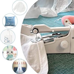 Portable Sewing Machine, Mini Sewing Professional Cordless Sewing Handheld Electric Household Tool - Quick Stitch Tool for Fabric, Clothing, or Kids Cloth Home Travel Use