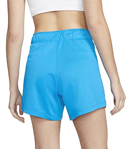 Nike Women's Dri-FIT Attack Training Shorts (as1, Alpha, l, Regular, Regular, Laser Blue/White)