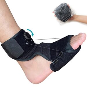 plantar fasciitis night splint with rotating knob system for plantar fasciitis relief plantar fasciitis socks fascia stretcher for achilles tendonitis relief plantar fasciitis brace foot drop