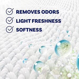 Tide Ultra OXI Power PODS with Odor Eliminators Laundry Detergent Pacs, 45 Count + Downy Rinse & Refresh, Cool Cotton, 48 Fl Oz