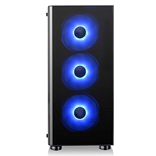 TJJ Neptune Gaming PC Desktop Computer - Intel Core i3-12100F (Beat i7-8700), NVIDIA GTX 1660 Super 6GB, 16GB DDR4 3200, 1TB SSD, VR Ready, WiFi 6E, RGB Keyboard & Mouse & Speakers, Win 11 Pro