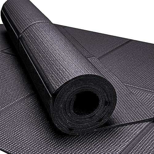 PABUSIOR Shelf Liner for Under Kitchen Sink - Strong Grip Non-Slip, 0.2in Thick, 24 x 68 Inch, Easy to Cut Foam Shelf Liner, Non-Adhesive Cabinet Protection Mat for Tools Drawer, Pantry Shelves, Black