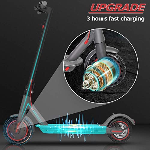 Electric Scooter for Adults 350W Commuter Electric Scooters Up to 19MPH & 19-21Miles Range Foldable Electric Scooter Double Braking Scooters,8.5" Tires APP Control Teens Electric Scooter