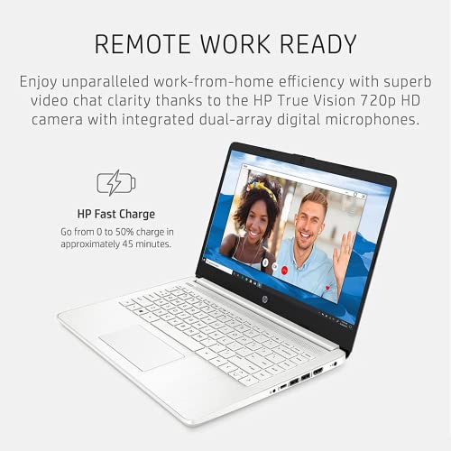 HP 2023 Newest 14 Laptop for Productivity and Entertainment,14" FHD Display, 8GB RAM, 256GB SSD, AMD Ryzen 3 Processor Upto 3.5GHz, Type-C, HDMI, Fast Charge, 10 Hrs Long Battery Life, Windows 11