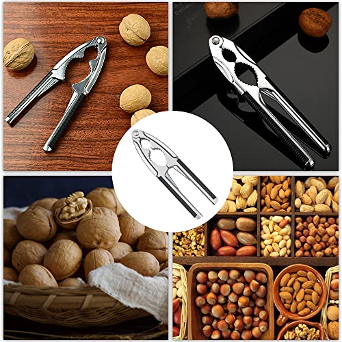 YunZCHENSH Nutcracker Stainless Steel Walnut Cracker Heavy Duty with Non-Slip Handle Walnut Opener Tool for Walnut All Sorts of Nuts Shell Seafood