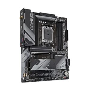 GIGABYTE B650 Gaming X AX (AM5/ LGA 1718/ AMD/ B650/ ATX/ 5-Year Warranty/ DDR5/ PCIe 4.0 M.2/ PCIe 4.0/ USB 3.2 Gen2x2 Type-C/AMD Wi-Fi 6E/ Realtek 2.5GbE LAN/Motherboard)