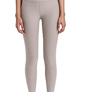 Beyond Yoga Women's Spacedye Outlines High Waisted Midi Leggings, Birch/Cloud White, S