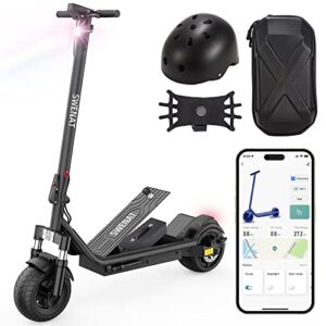 swenat electric scooter, upgraded removable battery 36v15ah,9" fat solid tire escooter for adults with max 30 mile and 25mph speed 500w motor foldable (9in fat tire removable battery)