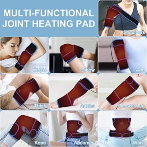 Heating Pad for Knee, Heated Knee Wrap for Men Women, Pain Relief Pad for Knee, Shoulder, Elbow, Knee Replacement Surgery, Arthritis, Meniscus Tear, and ACL, Auto-Off, Heating Knee Pad with AC Adapter