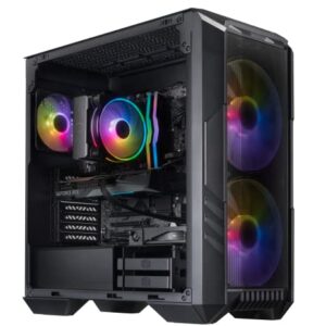 Cooler Master HAF 5 Pro High Performance Gaming PC - Intel i5 12400F - NVIDIA GeForce RTX 3060 - 16GB DDR4 3200MHz - 1TB M.2 NVMe SSD – WiFi - Windows 11 - Desktop Computer,Black