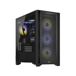 corsair vengeance i7400 series gaming pc - liquid cooled intel® core™ i7 13700k cpu - nvidia® geforce rtx™ 4070 ti graphics - 32gb vengeance rgb ddr5 memory,black