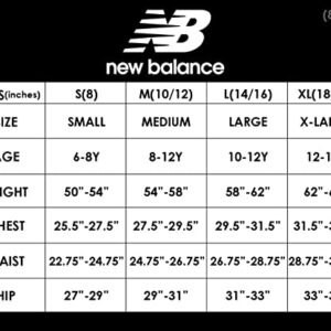 New Balance Boys' Active Shorts Set - 4 Piece Short Sleeve T-Shirt and Gym Shorts (8-20), Size 10, Sky/White