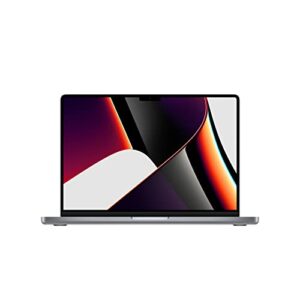 2021 apple macbook pro with apple m1 pro chip (14-inch, 32gb ram, 512gb ssd storage) space gray (renewed)