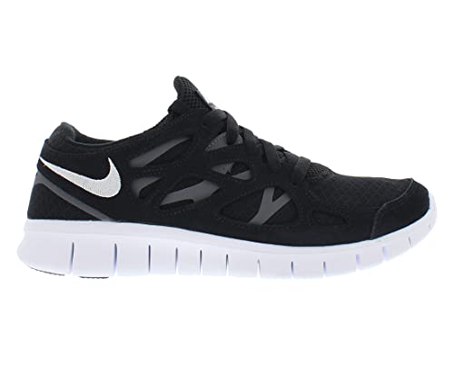 Nike Free Run 2 Unisex Shoes Size 7.5, Color: Black/White/Dark Grey