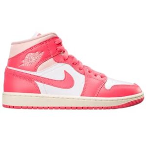 Jordan 1 Mid Women White/Sea Coral-Atmosphere BQ6472-186 7