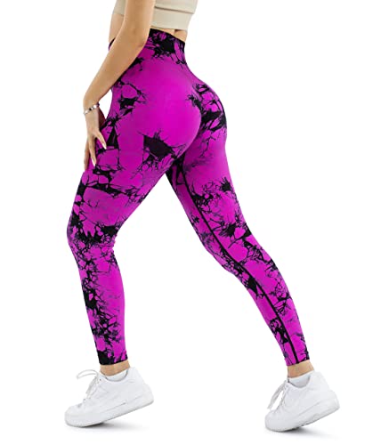 A AGROSTE Women Scrunch Butt Lifting Leggings High Waisted Workout Gym Yoga Pants Seamless Compression Booty Tights