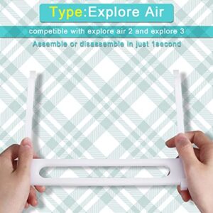 Extension Tray for Cricut Explore Air 2 Explore 3, Tray Extender Compatible with Cricut Explore Series, 12x24 & 12x12 Cutting Mat Extender Support for Cricut Explore Series