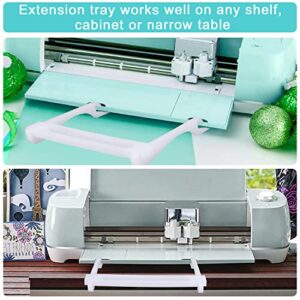 Extension Tray for Cricut Explore Air 2 Explore 3, Tray Extender Compatible with Cricut Explore Series, 12x24 & 12x12 Cutting Mat Extender Support for Cricut Explore Series