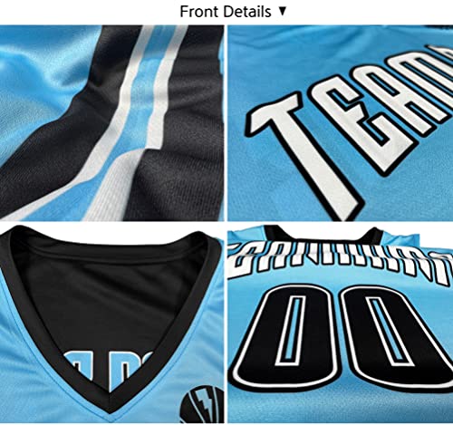 Custom Reversible Basketball Jersey for Men Kids,90s Hip Hop Sportswear Print Personalized Team Name Number Logo