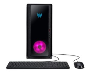 acer predator orion 3000 po3-650-ub92 gaming desktop | 13th gen intel core i7-13700f 16-core | nvidia geforce rtx 3060 | 16gb ddr5 | 1tb pcie gen 4 ssd | intel wi-fi 6e | keyboard & mouse,black