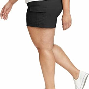 Eddie Bauer Womens Summer Trail Short Color Black (as1, Numeric, Numeric_4, Regular, Regular)