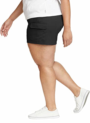 Eddie Bauer Womens Summer Trail Short Color Black (as1, Numeric, Numeric_4, Regular, Regular)