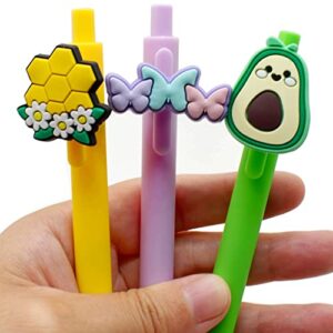 Papacharms Lot Random Different Decorative Pencil Toppers 55Pack Cute Cool Pencil Topper Decorations Bulk PVC Pen Toppers Charm for School Prize Supplies Classroom Reward Students Gifts