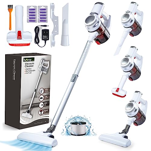 HOMEREALM Cordless Vacuum Cleaner, 4 in 1 Stick Vacuum Cleaners for Home. Portable Carpet Cleaner and Pet Hair Vacuum with Powerful Suction and 2000mAh Battery of 35 Min Runtime