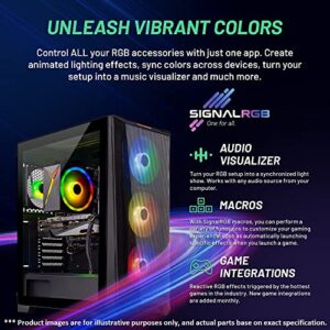 Skytech Chronos Gaming PC Desktop – Intel Core i7 13700K 3.4 GHz, NVIDIA RTX 4070, 1TB NVME SSD, 32GB DDR5 RAM RGB, 750W Gold PSU, 360mm AIO, 11AC Wi-Fi, Windows 11 Home 64-bit,Black