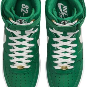 Nike Women's Air Force 1 '07 Mid Shoes, Malachite/Brown Basalt/Sail, 7