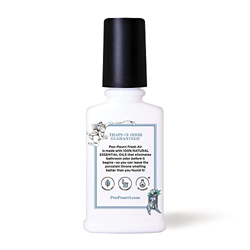 Poo-Pourri Before-You-Go Toilet Spray, Fresh Air, 4 Fl Oz - Jasmine, Fresh Air and Mint & Before-You-Go Toilet Spray, In A Pinch Pack, Variety Travel Size 10 mL