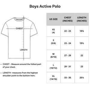 3 Pack: Boy's Active Athletic Polo Shirt Teen Boys Dri Fit Boy Shirts Polos Button Uniform Kids Tee Short Sleeve Golf Tennis Clothing Black Performance School Dress Casual Tops - Set 8, L (10/12)