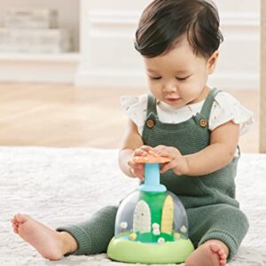 Skip Hop Press & Spin Baby Toy, Farmstand What's Poppin Corn Spinner