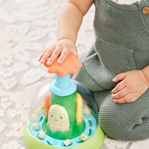 Skip Hop Press & Spin Baby Toy, Farmstand What's Poppin Corn Spinner