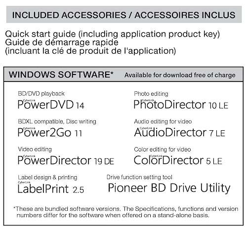 PIONEER Internal Blu-ray Drive BDR-2213 High Reliability & 16x BD-R Writing Speed Internal BD/DVD/CD Writer with PureRead 3+ and M-DISC Support