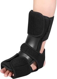 cusma plantar fasciitis night splint, foot support brace adjustable foot stabilizer, orthotic sleeping immobilizer, arch support ankle brace,l~xl