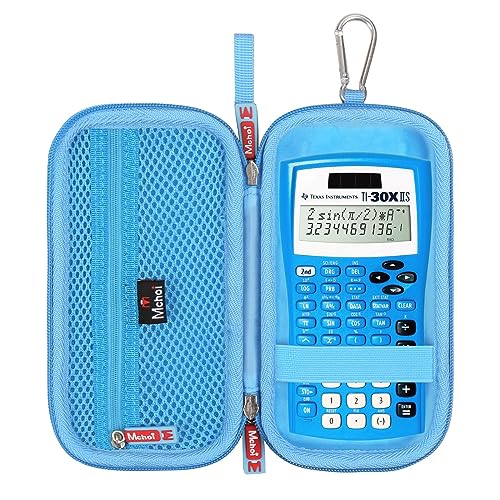 Mchoi Shockproof Carrying Case Suitable for Texas Instruments TI-30XIIS Scientific Calculator, Case Only