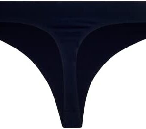 Reebok Women's Underwear - Stretch Performance Thong Panties (4 Pack), Size Large, Shark Skin/Black