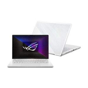 excaliberpc 2023 asus rog zephyrus g14 ga402xv-g14.r94060 (amd ryzen 9 7940hs, 32gb ram, 1tb nvme ssd, rtx 4060 8gb, 14" qhd+ 165hz, windows 11) gaming notebook - moonlight white